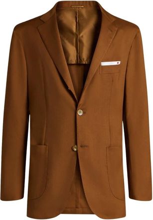 Kiton Homme, Vestes, Brun, Taille: 2XL Veste Crois&eacute;e en Cachemire