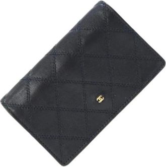 Chanel Pre-owned Card Case - Femme - Pre-owned - Noir - Taille: ONE Size