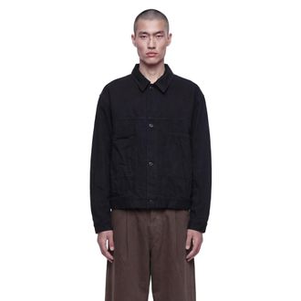 STUDIO NICHOLSON Japanese Crinkle Denim Jacket