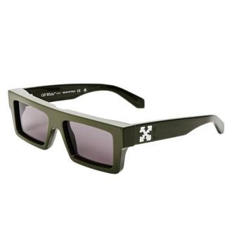 Off-white Off White - Ruby Logo-Sonnenbrille f&uuml;r Damen (Milit&auml;rgr&uuml;n)