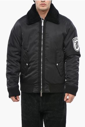 Dsquared2 Padded CYPRUS Bomber with Fur Neck size 46