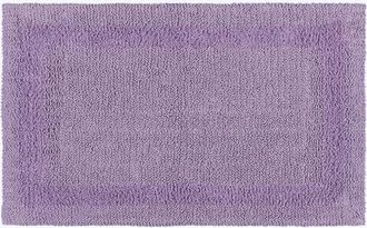 Homescapes Tapis de Bain Extra Large, 1600 g/m&sup2;, Super Doux, 100% Coton, r&eacute;versible, antid&eacute;rapant, Lavable, Super Absorbant, s&eacute;chage Rapide, 70 x 120 cm Lilas