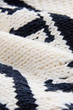 Next Strickpullover Strickpullover mit Matrosen-Schriftzug (1-tlg)