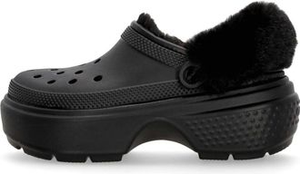 Crocs unisex, Chaussures, Noir, Taille: 38 EU Stomp Lined Clog