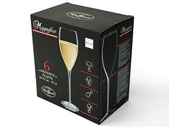 Luigi Bormioli Magnifico Lot de 6 fl&ucirc;tes &agrave; champagne Transparent 305 ml