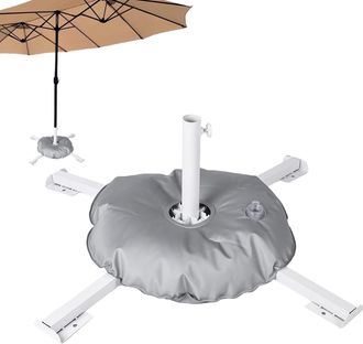 Generico Sonnenschirmst&auml;nder f&uuml;r den Au&szlig;enbereich, zusammenklappbarer St&auml;nder f&uuml;r Starke Verwendung, Kapazit&auml;t f&uuml;r 10 kg, tragbare Basis f&uuml;r Terrassenschirm, m