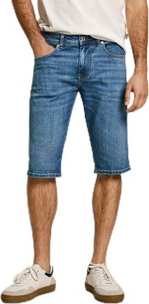 Pepe Jeans London Herren Straight Shorts, Blau (Denim-Ee5), 30W