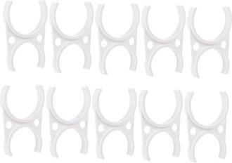 OSALADI 10 St&uuml;ck Teiliges Kunststoff Filtergeh&auml;use Clips Langlebige Wasserfilter Doppelklemmen f&uuml;r Wasserreiniger Pr&auml;zise Gefertigte Fixierclips Leicht und Ha