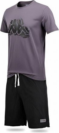 Kappa Pyjama Court Homme Coton 4333 ANTHRACITE