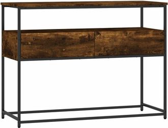 vidaXL Konsolentisch R&auml;uchereiche 100x40x75 cm Holzwerkstoff Vidaxl