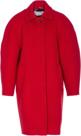 Filippa K Knielanger Mantel - Rot