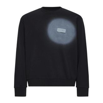 Maison Margiela Homme, Sweatshirts et sweats &agrave; capuche, Bleu, Taille: XL SweaT-shirt &agrave; effet spray