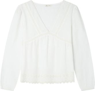 Springfield Damen 5.t.a.Blusa Bordado Apuesta Bluse, bunt, 36