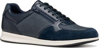 Geox Herren U Avery Sneaker, Blue, 46 EU