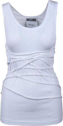 Moschino Femme, Tops, Blanc, Taille: 36 FR Top