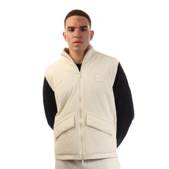 HUGO BOSS Weste f&uuml;r Herren, Pattentasche (Wei&szlig;)