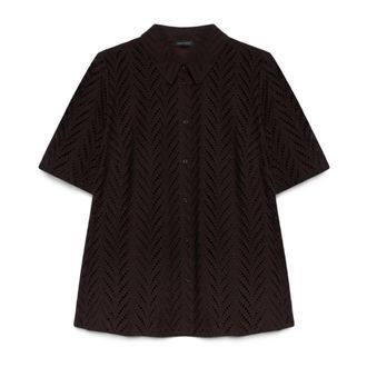 Fiorella Rubino Damen, Blusen & Hemden, Braun, 2XLGr&ouml;&szlig;e