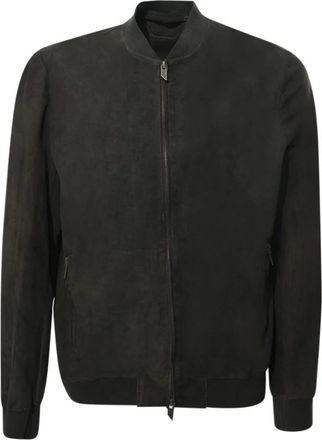 Salvatore Santoro Homme, Vestes, Brun, Taille: XL Vage Bomber Jacket