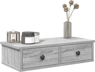 Generic Wandregal mit Schubladen, Stilvoller Geschlossener Aufbewahrungsorganisator, Schwebender Schrank aus Holzwerkstoff f&uuml;r Wohnzimmer, Schlafzimmer und He