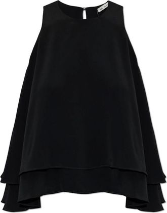 Ami Femme, Tops, Noir, Taille: 36 FR Top ample