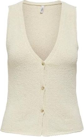 Only Vest Onlgurli SL Gilet KNT, Bouleau, S Femmes