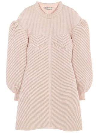 Fendi robe courte à manches bouffantes (années 2010) - Rose