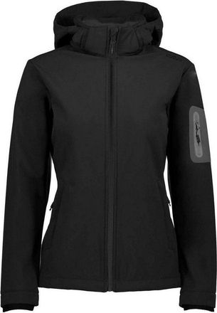F.lli Campagnolo Softshelljacke CMP Damen Softshelljacke mit Kapuze 39A5006 schwar