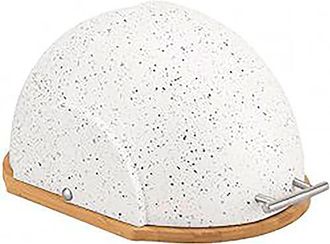 Maestro MR-1678-G Brotkasten, Schiebedeckel, Brot- und Gebäckaufbewahrungsbehälter, Modernes Design, Bread Box, Weiß