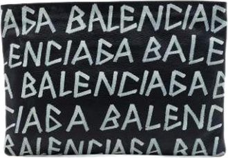 Balenciaga Pre-owned Sac bandouli&egrave;re en cuir imprim&eacute; - Femme - Pre-owned - Noir - Taille: ONE Size
