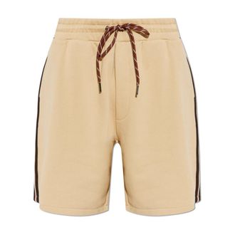Moncler Logo Patch Shorts - - Shorts - Herren - Beige - L
