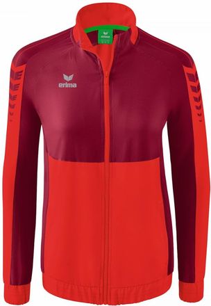 Erima Damen Six Wings Präsentationsjacke (1012212), rot/bordeaux, 36