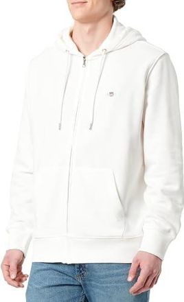 GANT Gant REG Shield Sweat &agrave; Capuche enti&egrave;rement zipp&eacute;, Coquille doeuf, XXXXXL