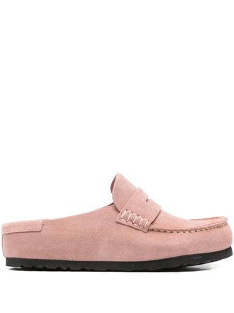 Birkenstock mocassins Naples &agrave; design portefeuille - Rose