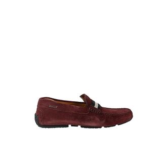 Bally Bequeme Wildleder-Loafers - - Shoes - Herren - Rot - 41 EU