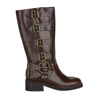 Alma En Pena Biker Schnallen - - Shoes - Damen - Braun - 38 EU