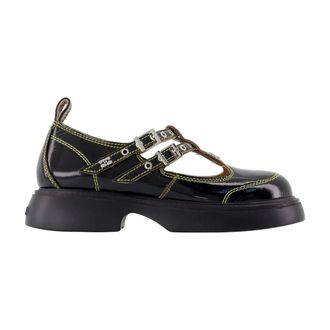Ganni Femme, Chaussures, Noir, Taille: 40 EU Flats