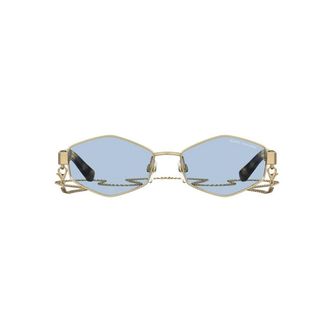 Marc Jacobs Metallische Sonnenbrille - - Accessories - Damen - Gelb - 55 MM