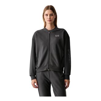 Emporio Armani Zip-through Sweatshirt - - Sweatshirts & Hoodies - Damen - Grau - L