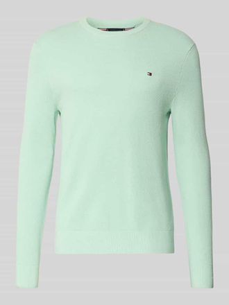 Tommy Hilfiger Regular Fit Strickpullover aus reiner Baumwolle
