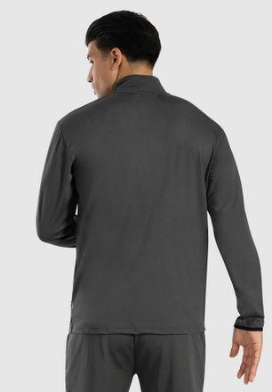 Smilodox Outdoorjacke Zeyn, leichte Sportjacke mit Zipper-Kragen & Rei&szlig;verschlusstaschen Laufjacke elastisch & funktional, Training Fitness Outdoor Alltag
