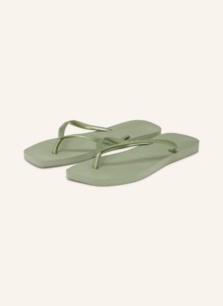 Havaianas Zehentrenner Slim Square gruen