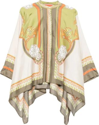 La DoubleJ Femme, Vestes, Multicolore, Taille: 38 FR Asymmetric Shirt