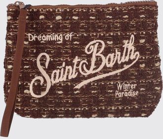 MC2 Saint Barth Mini sac &agrave; main Aline en tweed avec logo brod&eacute;