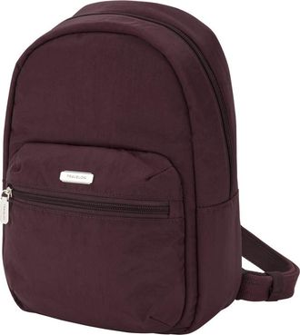 Travelon Essentials - Diebstahlschutz-Rucksack, Dunkles Bordeauxrot, 8 W x 12 H x 4.5 D