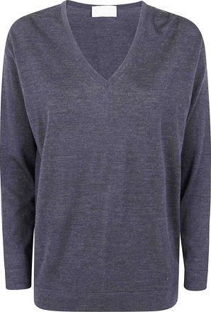 Drumohr Pull Col Rond - Gris