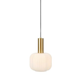Marksl&ouml;jd SOBER Pendant Small 1L Brushed Brass/White
