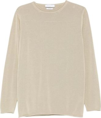 Daniele Fiesoli Homme, Pulls, Beige, Taille: M Pull ras du cou