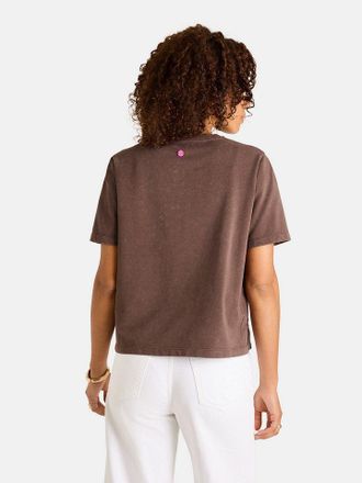 Lieblingsst&uuml;ck Rundhalsshirt CosimaL mit Frontprint, Baumwoll-Mix