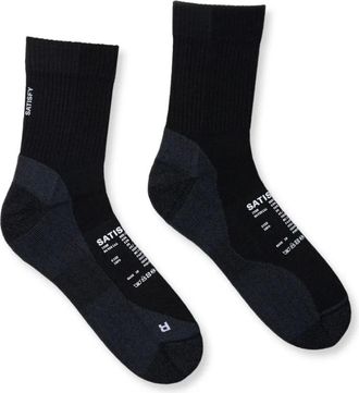 SATISFY Satisfy, Homme, Sous-v&ecirc;tements, Noir, Taille: S Merino Nylon Tube Socks