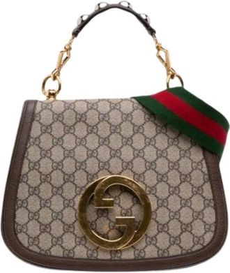 Gucci Sac bandouli&egrave;re Blondie Pre-owned - Femme - Pre-owned - Brun - Taille: ONE Size